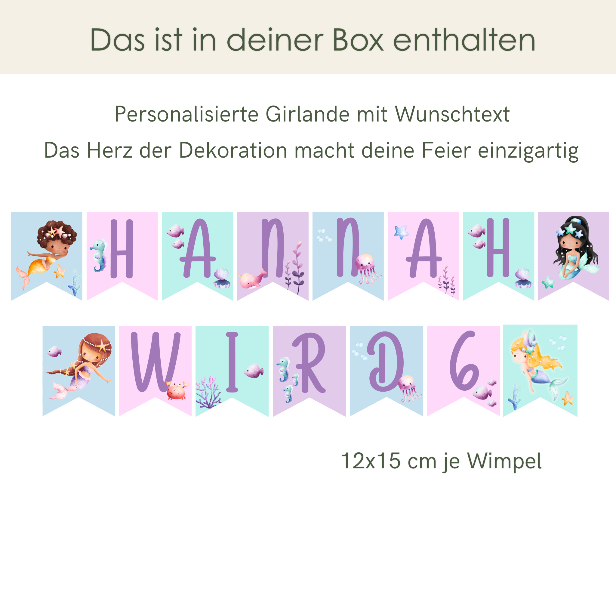 Meerjungfrauen – FiestaDekoBox